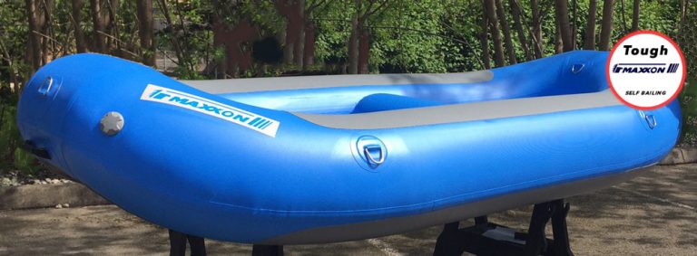 Maxxon River Raft XSB-320 left side view – MAXXON Pontoons Dealer
